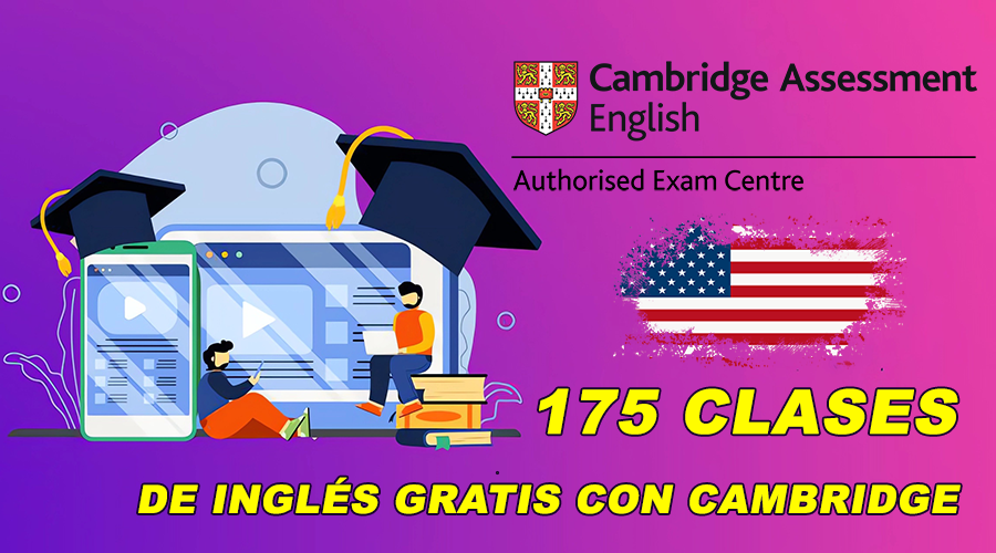 La Universidad de Cambridge ofrece 175 clases de inglés gratis en línea.